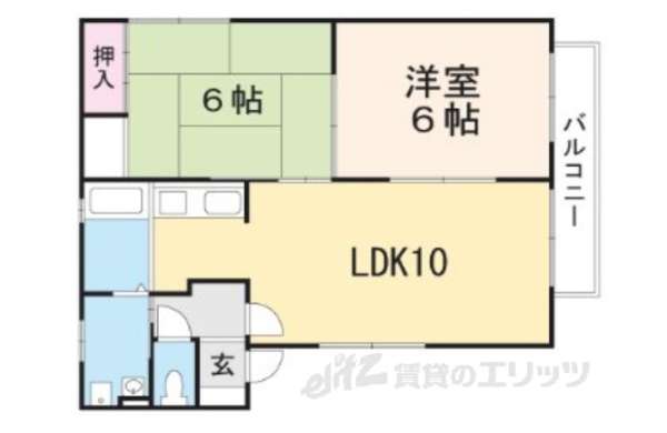 ルミエールA(1階/102/2LDK)|賃貸のエリッツ